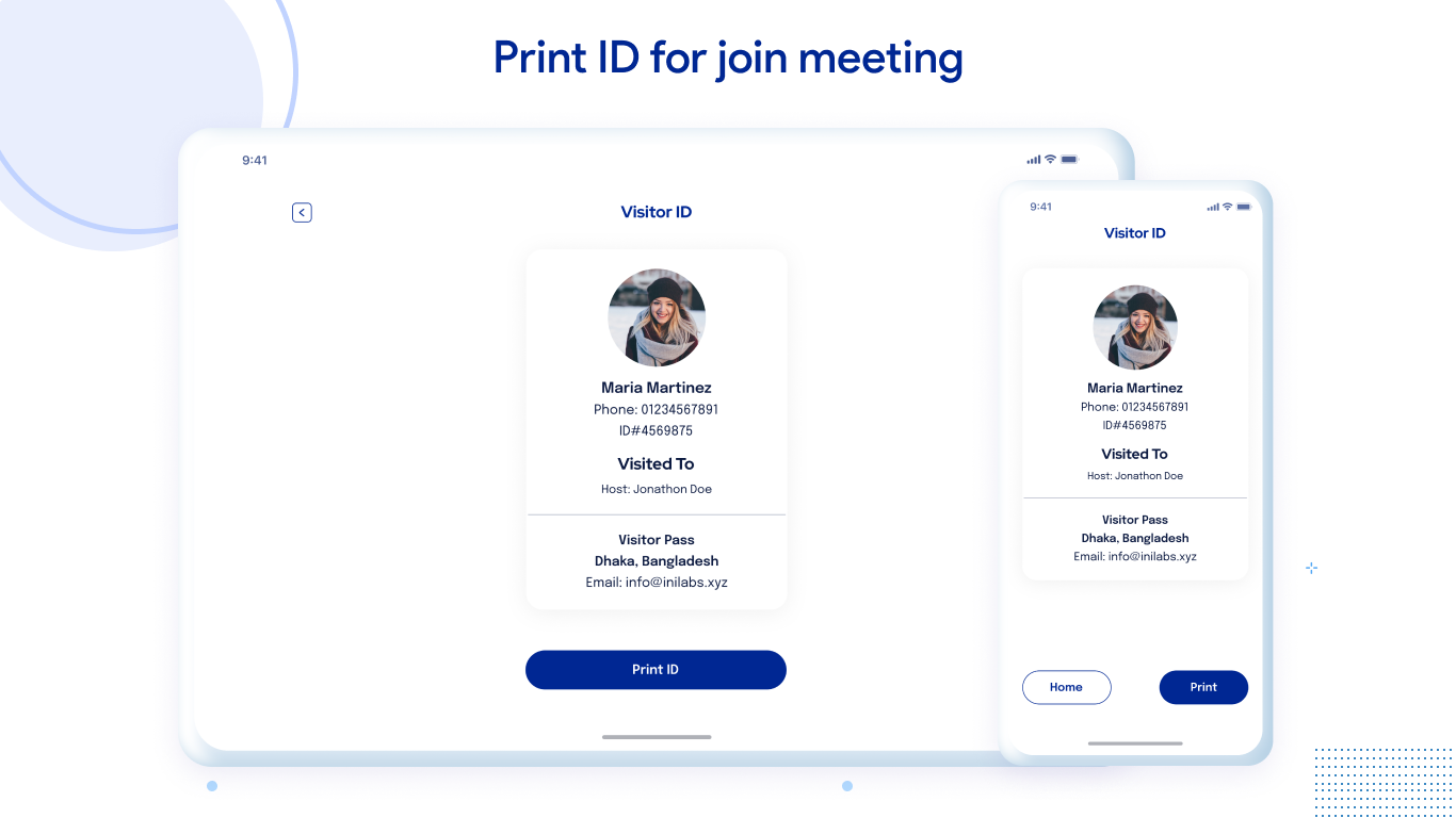 QuickPass - Visitor Gate Pass System Frontdesk App/Visitor App by inilabs